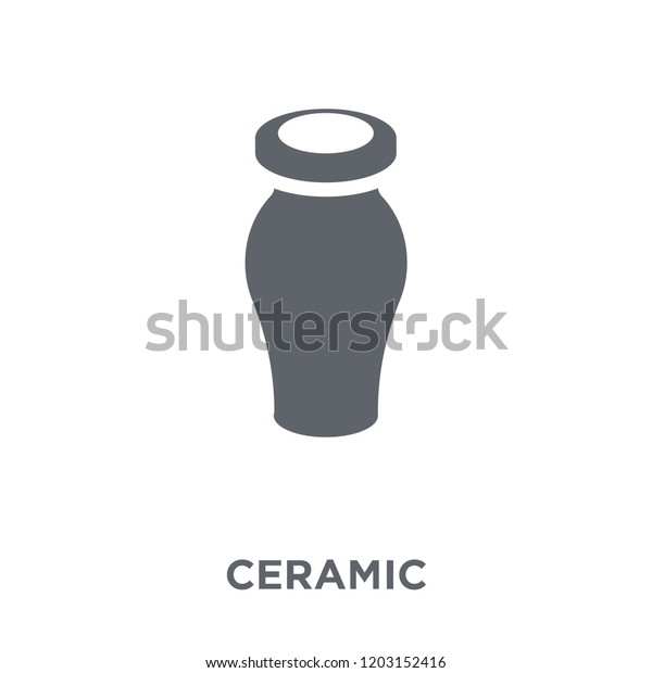Ceramic Icon Ceramic Design Concept Museum Stock Vector (Royalty Free ...