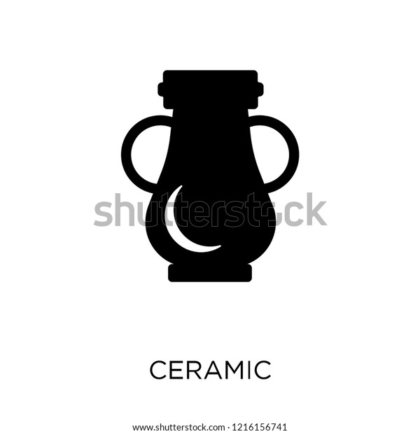Ceramic Icon Ceramic Symbol Design Museum Stock Vector (Royalty Free ...