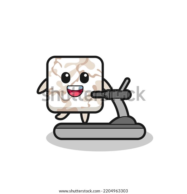 Ceramic Tile Cartoon Character Walking On Stock Vector (Royalty Free ...
