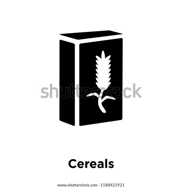 Cereals Icon Vector Isolated On White Stock Vector (Royalty Free ...