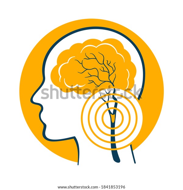 Cerebrovascular Icon Disease That Affects Blood Stock Vector (Royalty ...