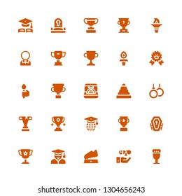 Ceremony Icon Set Collection 25 Filled Stock Vector (Royalty Free ...