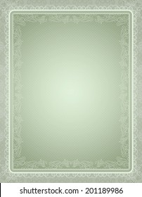 Certificate Background Calligraphic Lines Vector Stock Vector (Royalty ...