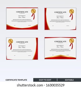 Certificate Completion Template Honor Successful Completion Stock ...