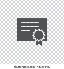 Certificate Paper Icon Vector Clip Art Stock Vector (Royalty Free ...