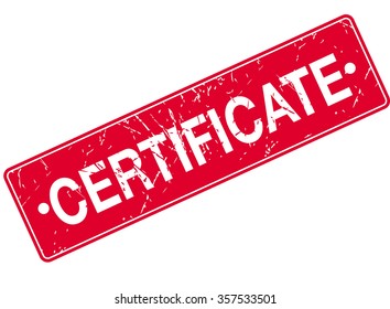 Certificate Stamp Sign Stock Vector (Royalty Free) 357533501 | Shutterstock