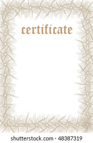 Certificate Template Fill Print Series Stock Vector (Royalty Free ...