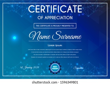 Certificate template .ai Royalty Free Stock SVG Vector
