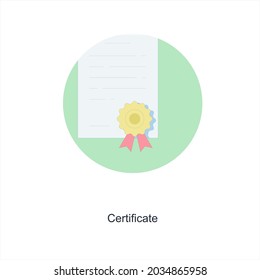 Certificate Verified Icon Concept Stock Vector (Royalty Free ...