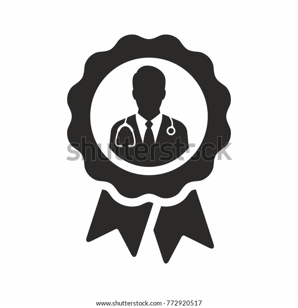 Certified Doctor Icon Stock Vector (Royalty Free) 772920517