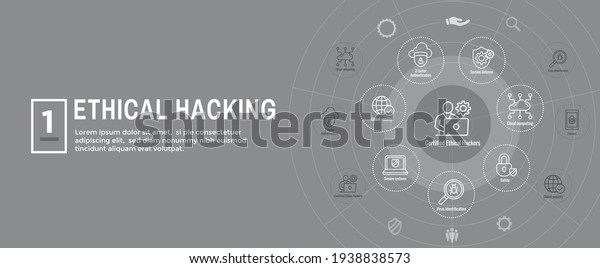 Certified Ethical Hacker Ceh Icon Set Stock Vector (Royalty Free ...