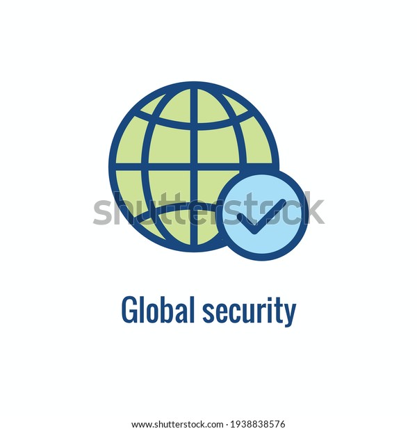 Certified Ethical Hacking Icon Showing Security Stock Vector (Royalty ...
