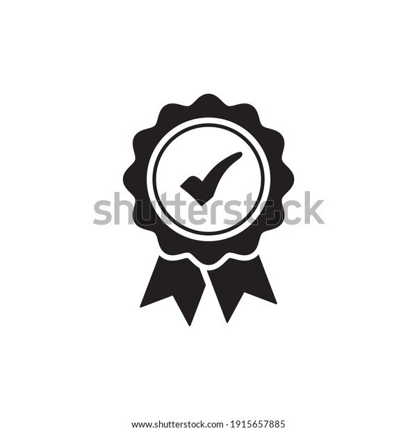 Certified Icon Symbol Sign Vector Stock Vector (Royalty Free) 1915657885