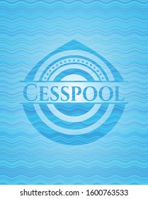 Cesspool Water Concept Emblem Vector Illustration 스톡 벡터(로열티 프리 ...