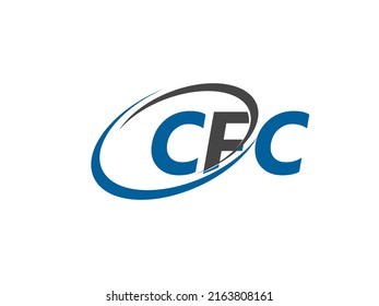 Cfc Letter Creative Modern Elegant Swoosh Stock Vector (Royalty Free ...