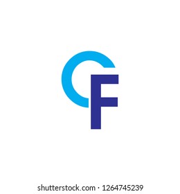 Cffc Letter Logo Design Template Vector Stock Vector (Royalty Free ...
