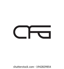 Cfg Letter Logo Design Vector Stock Vector (Royalty Free) 1942829854 ...
