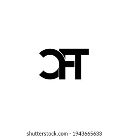 Cft Letter Original Monogram Logo Design Stock Vector (Royalty Free ...