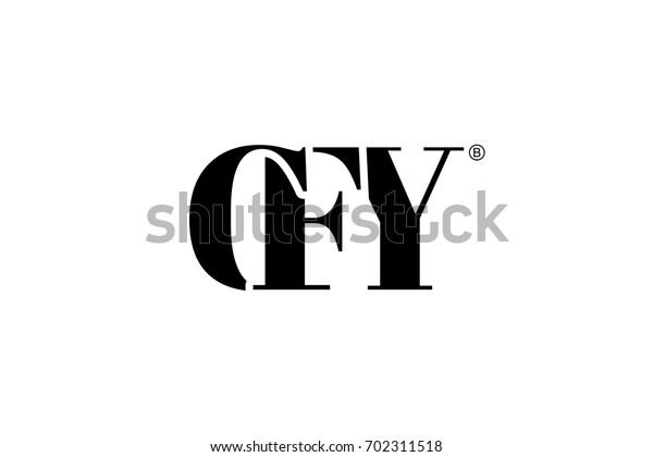 Cfy Logo Branding Letter Vector Graphic Stock Vector (Royalty Free ...