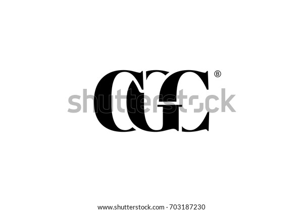 Cgc Logo Branding Letter Vector Graphic Stock Vector (Royalty Free ...