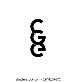 Cge Letter Original Monogram Logo Design Stock Vector (Royalty Free ...