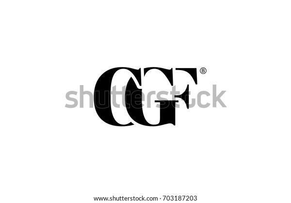 Cgf Logo Branding Letter Vector Graphic Stock Vector (Royalty Free ...