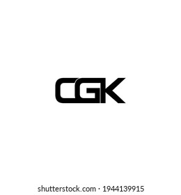 Cgk Letter Original Monogram Logo Design Stock Vector (Royalty Free ...