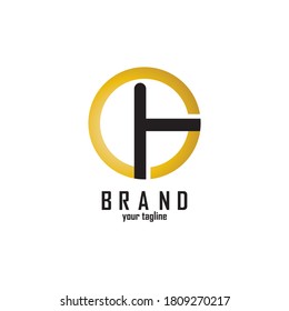 Ch Letter Logo Design Template Vector Stock Vector (Royalty Free ...