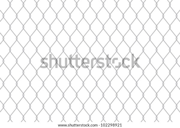 Chain Link Fence Seamless Pattern Can Stock Vector (Royalty Free) 102298921