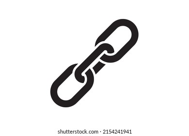 Chain Link Icon Connection Sign Vector Stock Vector (Royalty Free ...