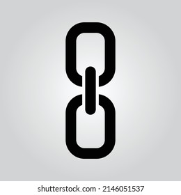 Chain Link Metal Icon Vector Stock Vector (Royalty Free) 2146051537 ...