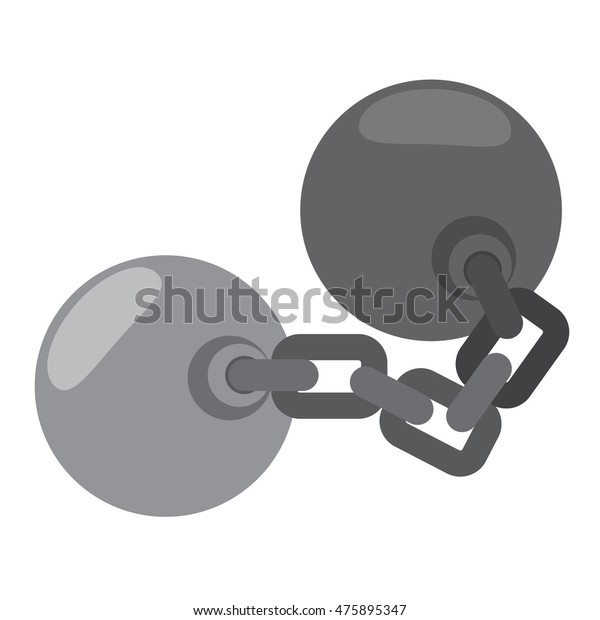 Chain Shot Artillery Shells Military Items Stock Vector (Royalty Free ...