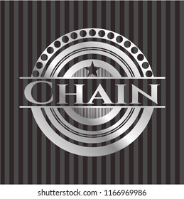 Chain Silvery Emblem Badge Stock Vector (Royalty Free) 1166969986 ...