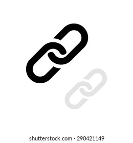 Chain Vector Icon Link Sign Stock Vector (Royalty Free) 290421149 ...