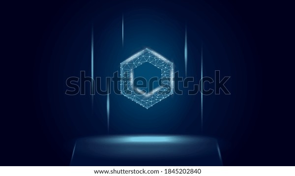 Chainlink Link Token Symbol Defi System Stock Vector (Royalty Free ...