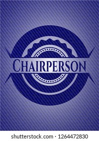 Chairperson Denim Background Stock Vector (Royalty Free) 1264472830 ...