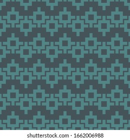 Chakana Inca Crosses Seamless Pattern Ethnic Stock Vector (Royalty Free ...