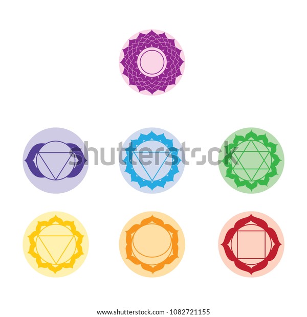 Chakras Points Subtle Body Meditation Practices Stock Vector (Royalty ...