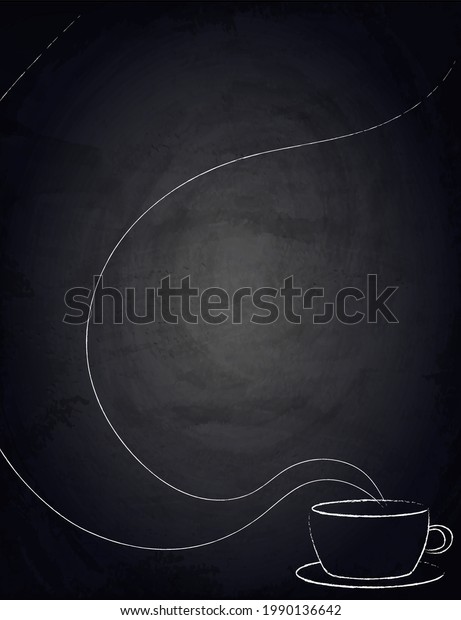 Chalkboard Blackboard Background Restaurant Menu Design Stock Vector ...