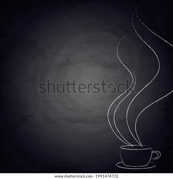Chalkboard Blackboard Background Restaurant Menu Design Stock Vector ...