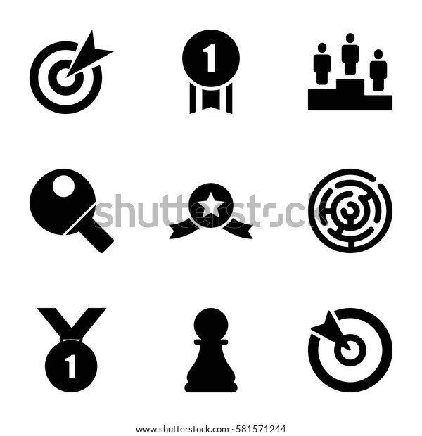 Challenge Icons Set Set 9 Challenge Stock Vector (Royalty Free ...