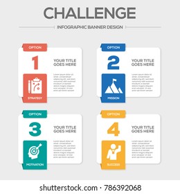 Challenge Infographic Icons Stock Vector (Royalty Free) 786392068 ...