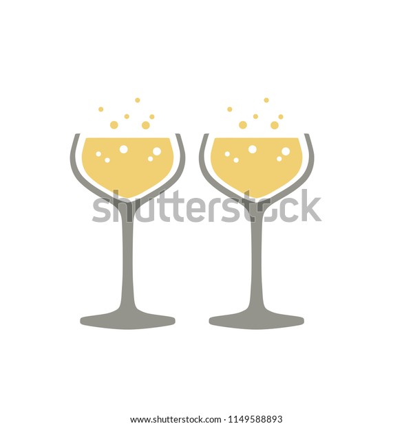 Champagne Glass Bubbles Stock Vector Royalty Free 1149588893 Shutterstock