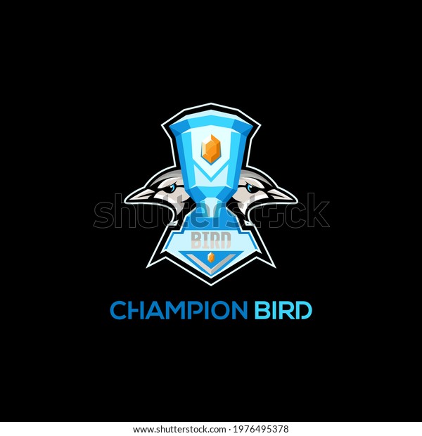 Champion Bird Logo Design Vector Premium Stock Vector (Royalty Free ...