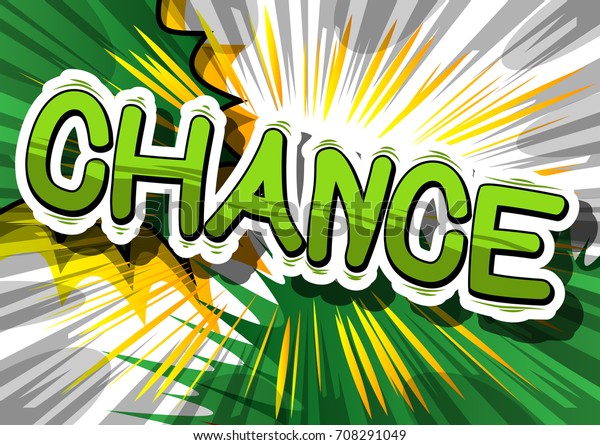 Chance Comic Book Word On Abstract Stock Vector (Royalty Free ...