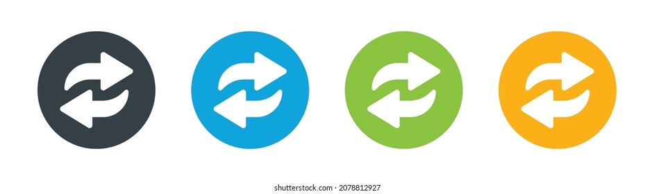 Change Arrow Icon Vector Symbol Stock Vector (Royalty Free) 2078812927 ...
