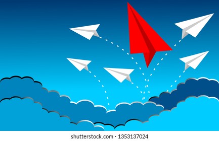 Change Direction Business Background Vector Illustration Stock Vector ...