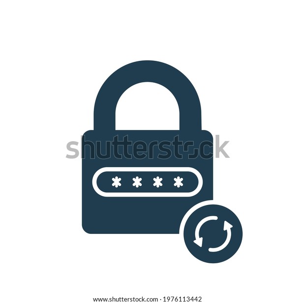 Change Password Icon Password Reset Icon Stock Vector (Royalty Free ...