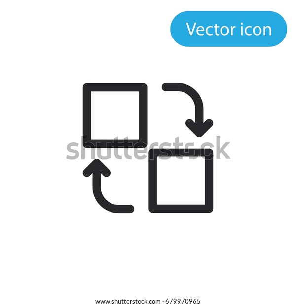 Change Vector Icon Illustration Symbol Stock Vector (Royalty Free ...