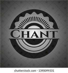 Chant Black Badge Vector Illustration Detailed Stock Vector (Royalty ...